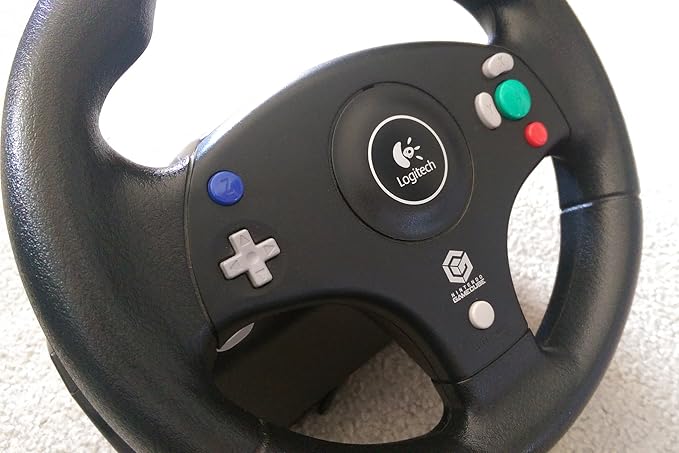 Logitech Speed Force Wheel for Nintendo GameCube (with Force Feedback ...