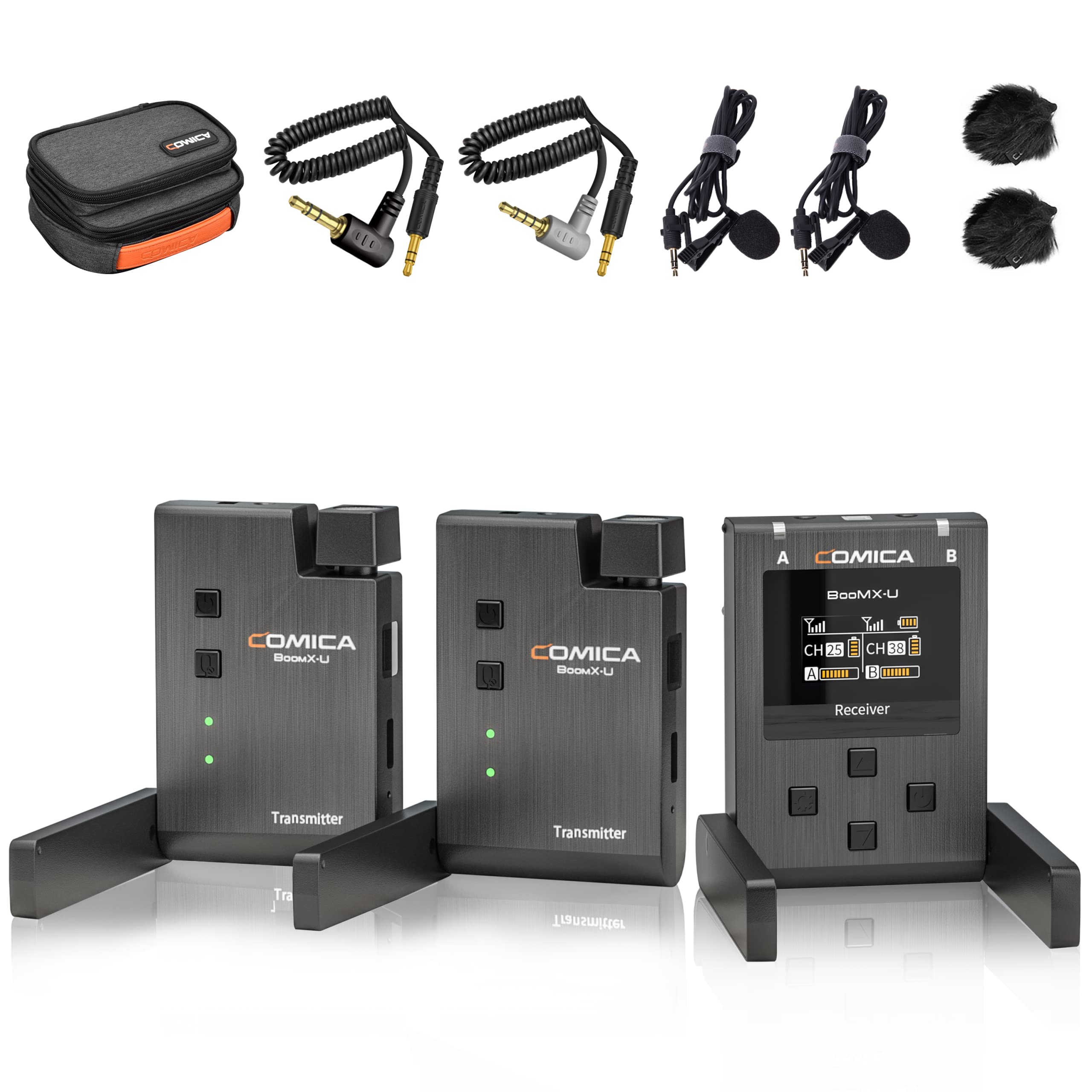 Mua comica BoomX-U2 UHF Wireless Lavalier Microphone System with Dual ...