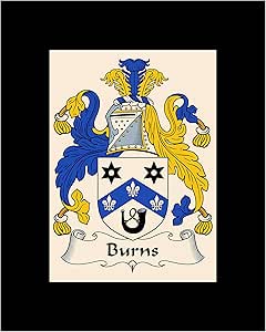 Amazon.com - Carpe Diem Designs Burns Coat of Arms/Burns Family Crest ...