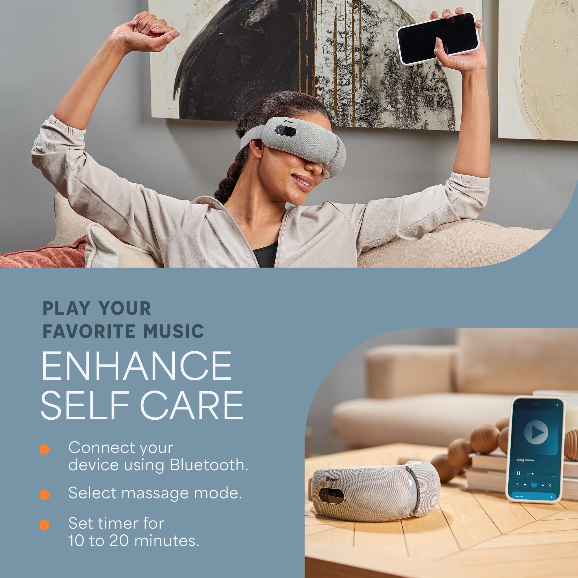 Lifepro Portable Eye Massager With Heat & Vibration - FSA/HSA Eligible ...