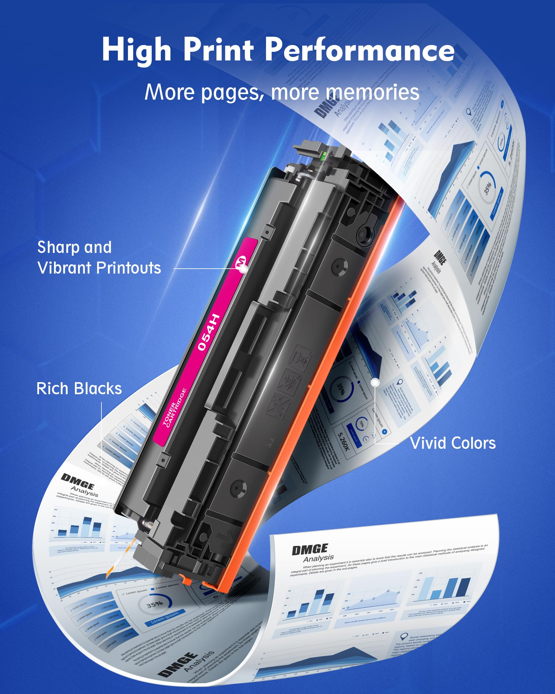 Mua 054H Toner Cartridge Set - Replacement for Canon 054 Toner ...