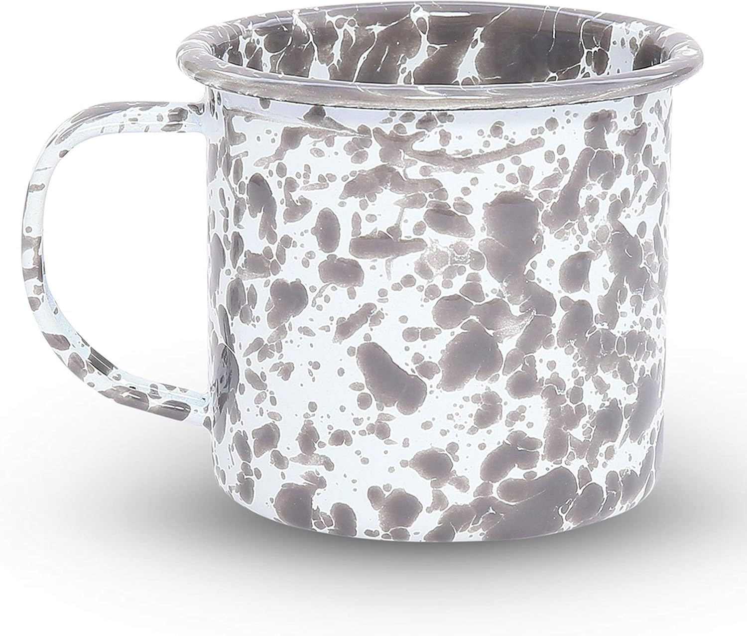 (Grey Marble) - Enamelware 350ml Coffee Mug, Grey Marble: Amazon.co.uk ...