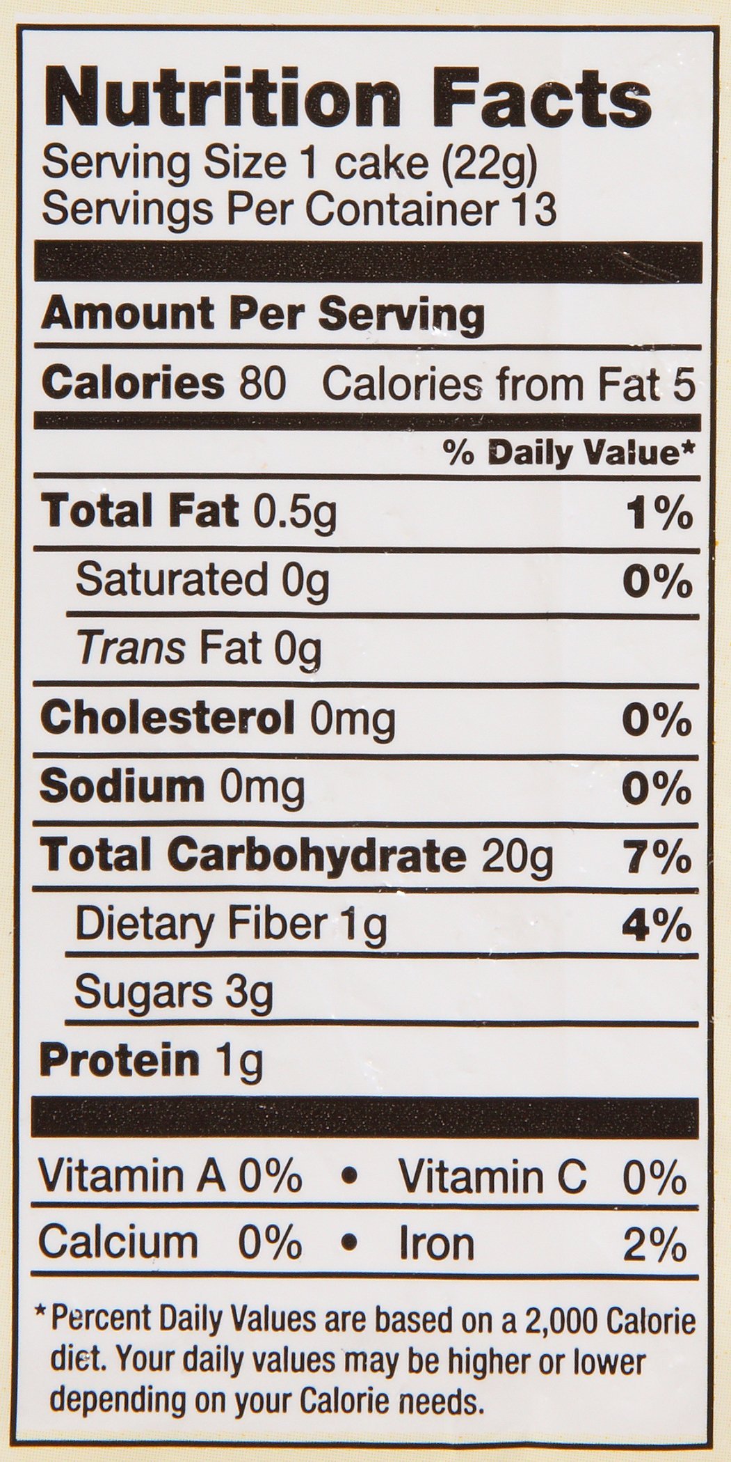 Lundberg Family Farms Organic Cinnamon Toast Rice Cake, 9.5-Ounce Units ...