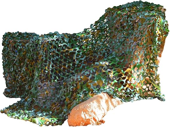 Amazon.com: Kangaroo Army Safari Camouflage Netting- 8' x 6' Green Camo ...