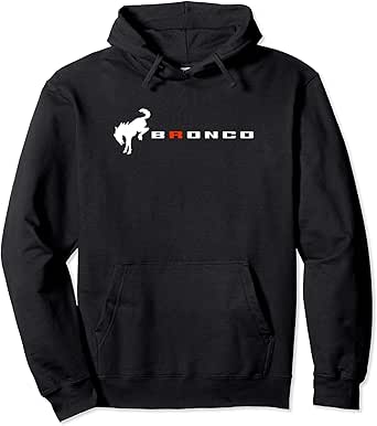 Amazon.com: Ford Bronco R Logo Pullover Hoodie: Clothing