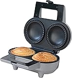 Hairy Bikers Black/Silver Electric Deep Fill Non Stick Double 2 Pie ...