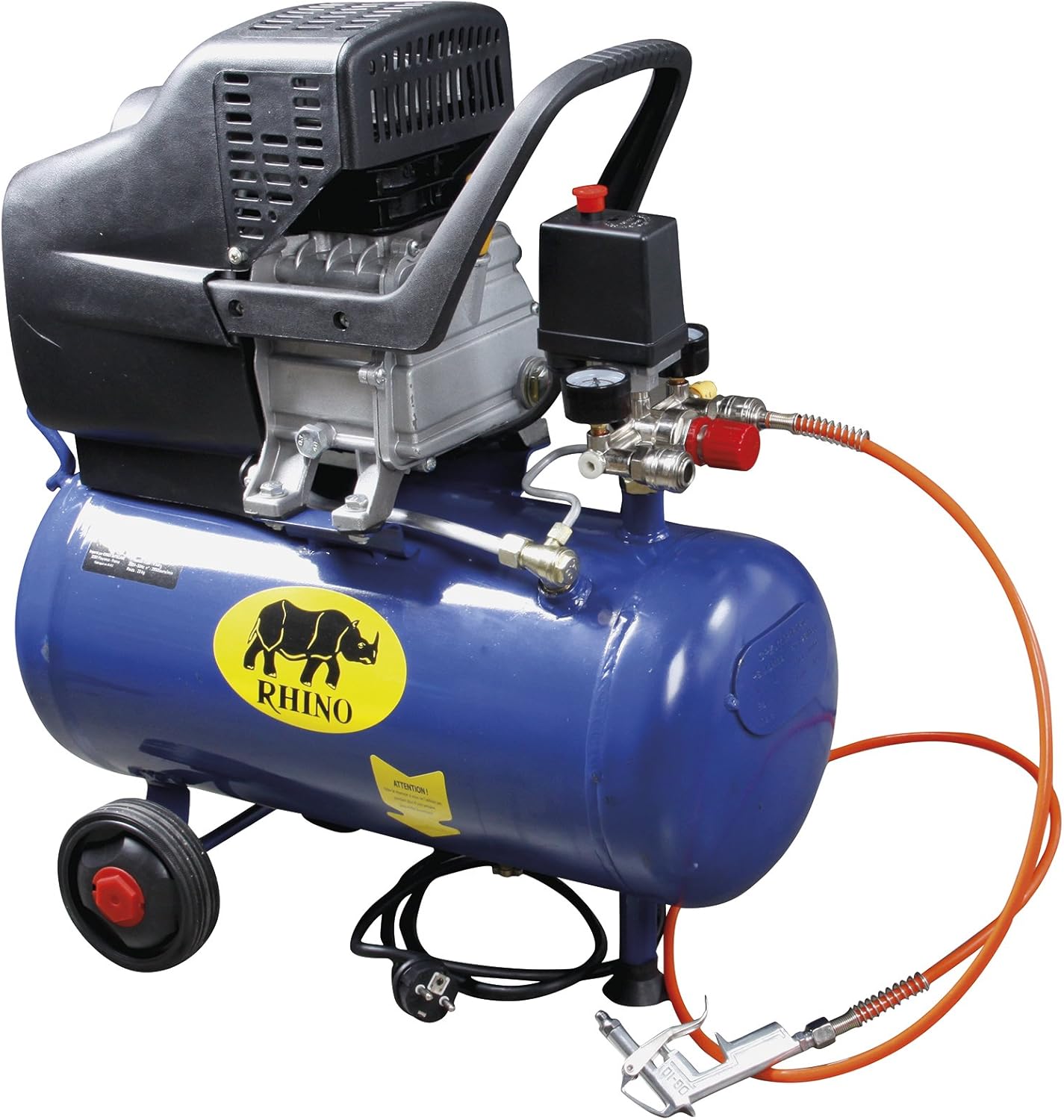 Rhino 311766 Compresseur 24 L 8 bars: Amazon.fr: Bricolage
