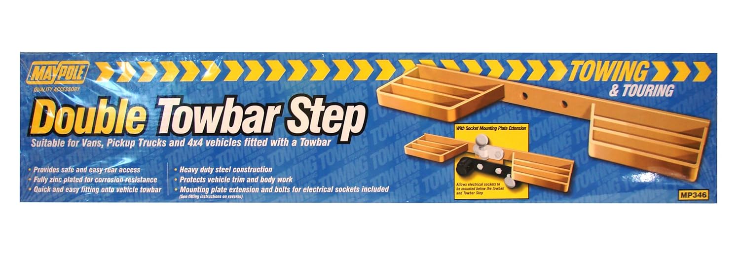 Maypole 346A Double Towbar Step: Amazon.co.uk: Car & Motorbike