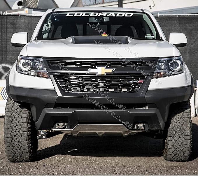 Chevy Colorado Windshield Decal (White) 36 INCH, Decals, Magnets ...