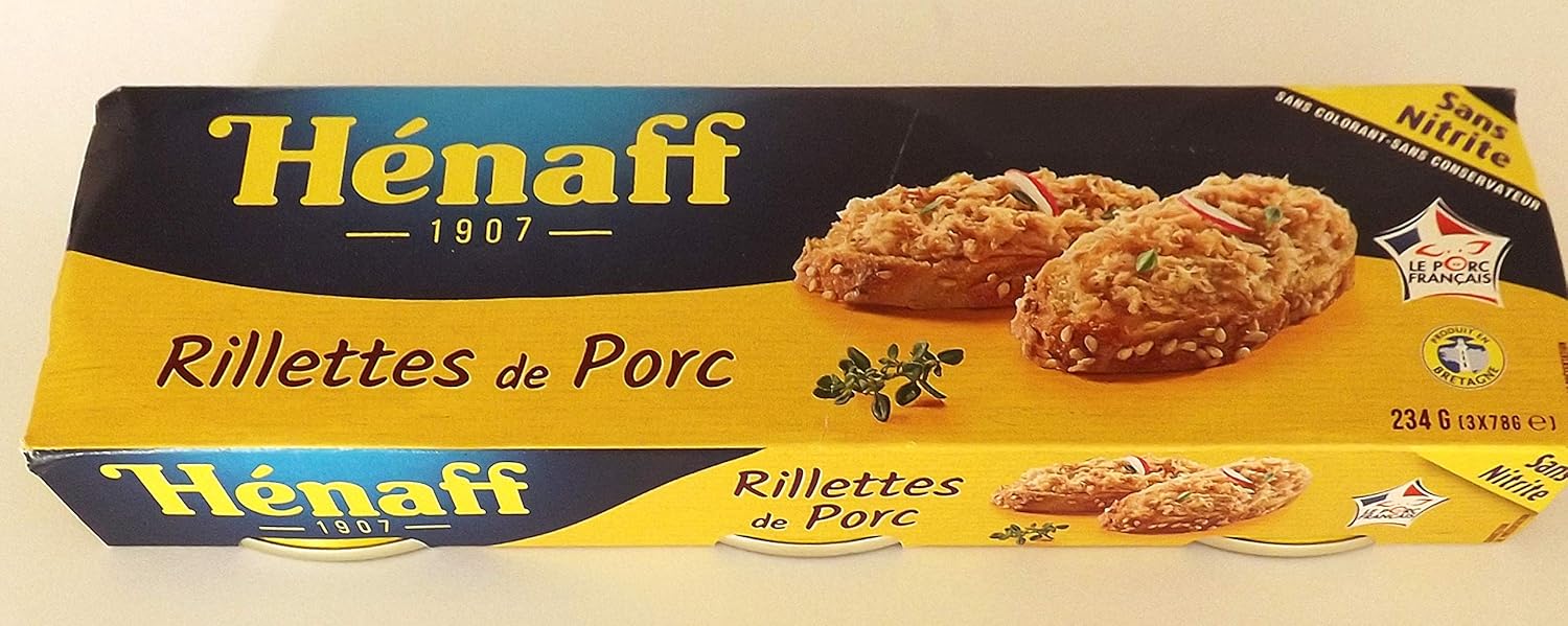 Henaff Rillettes De Porc/ Pork Rillettes Pate 3x78g: Amazon.co.uk: Grocery