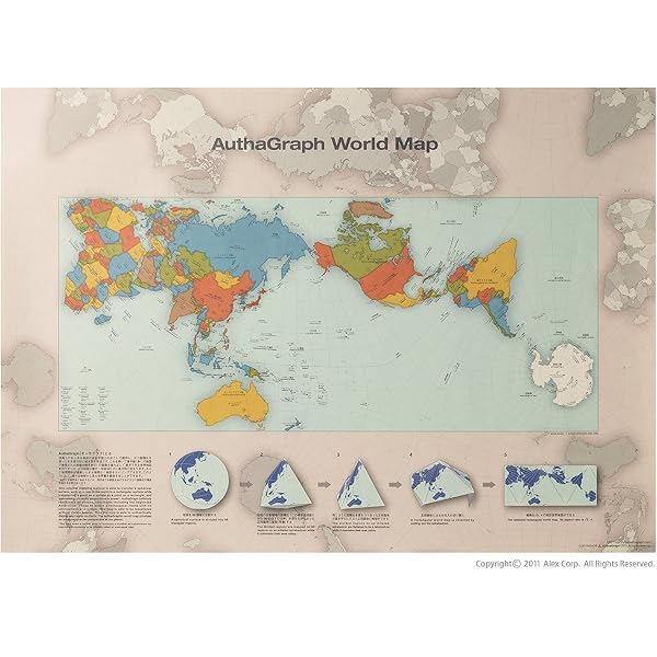 Vs Normal Gall Orthographic World Map - Most Accurate Map With ...