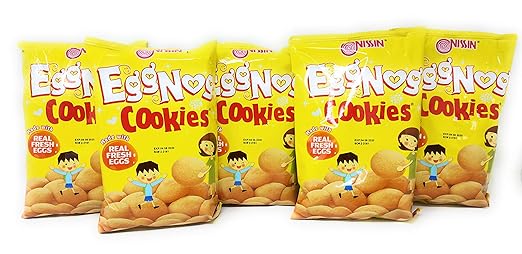 Nissin Eggnog Cookies 130g, 5 Pack: Amazon.com: Grocery & Gourmet Food