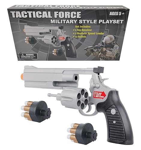 Military Playset Toy Mega Revolver with 2 Speed Loader Operation Storm ...