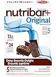Nutribar Original Nutribar+ Original Meal Replacement Bars, Chocolate ...
