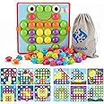 Amazon.com: Fansteck Button Art Toy for Toddlers, Color Matching Early ...