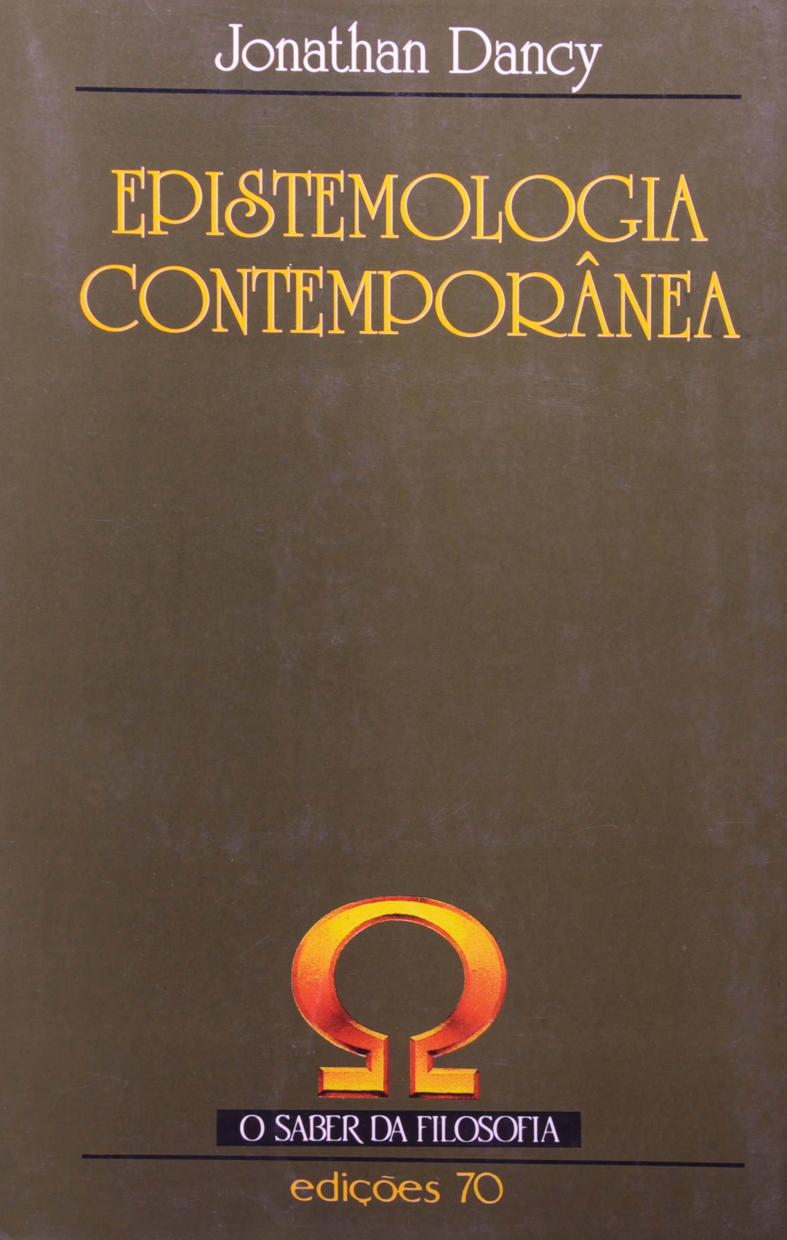 Epistemologia Contemporânea PDF Jonathan Dancy