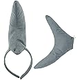 Amazon.com: Shark Dorsal Fin Headband and Tail Costume Accessory Set ...