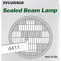 SYLVANIA 4411 Sealed Beam Headlight (4.5" Round) PAR36, (Contains 1 ...