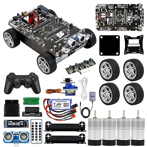 Yahboom STM32 Robot Car Kit Multifunction STM32 Expansion Board 2in1 STM32F103ZET6 DIY ...