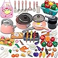 Amazon.com: Kids Kitchen Toy Accessories Kitchen Playset Pretend ...