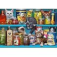 Amazon.com: Vermont Christmas Company Cupboard Kittens 100 Piece Jigsaw ...