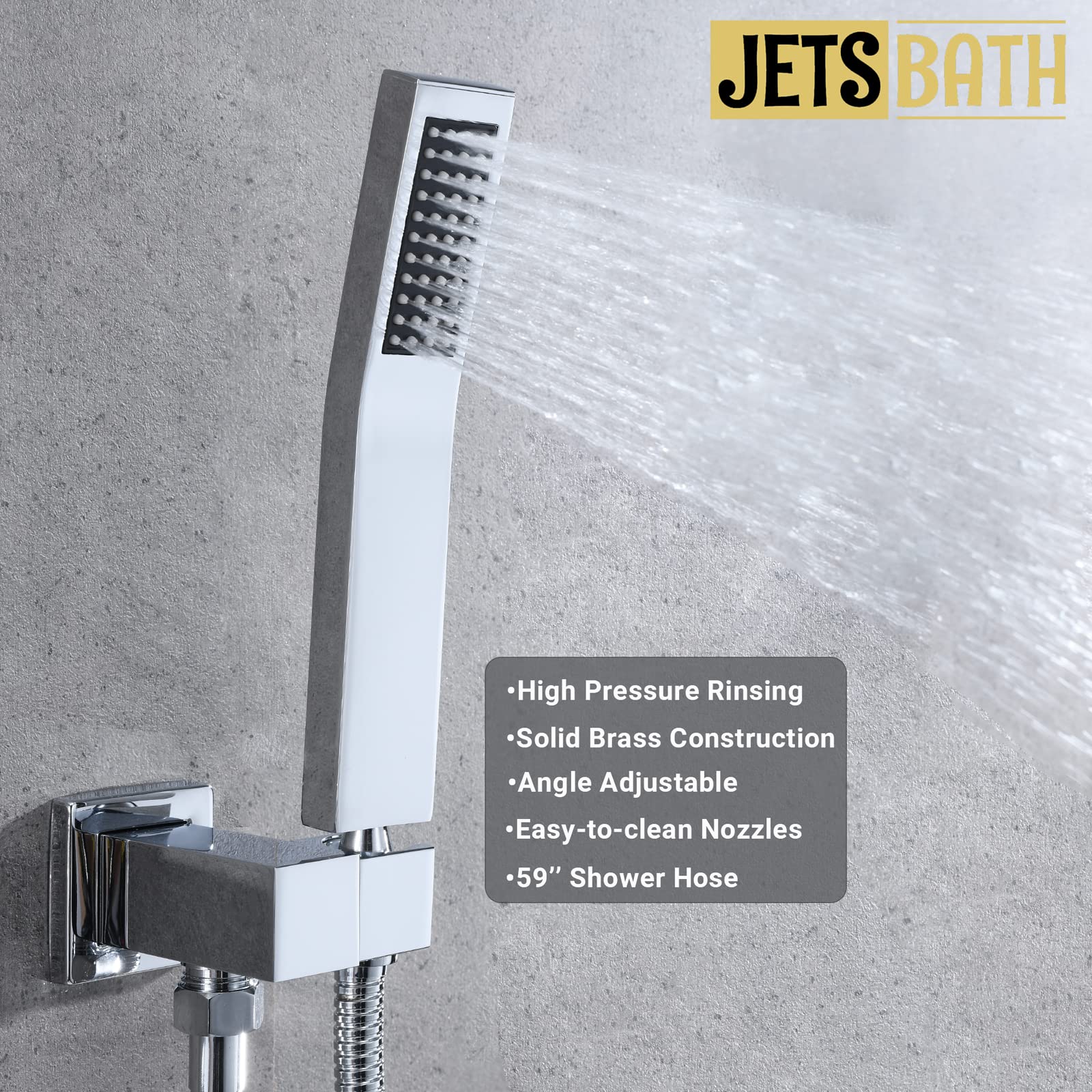 Mua JetsBath Full Body Shower System with Body Shower Spray Jets, 12 ...
