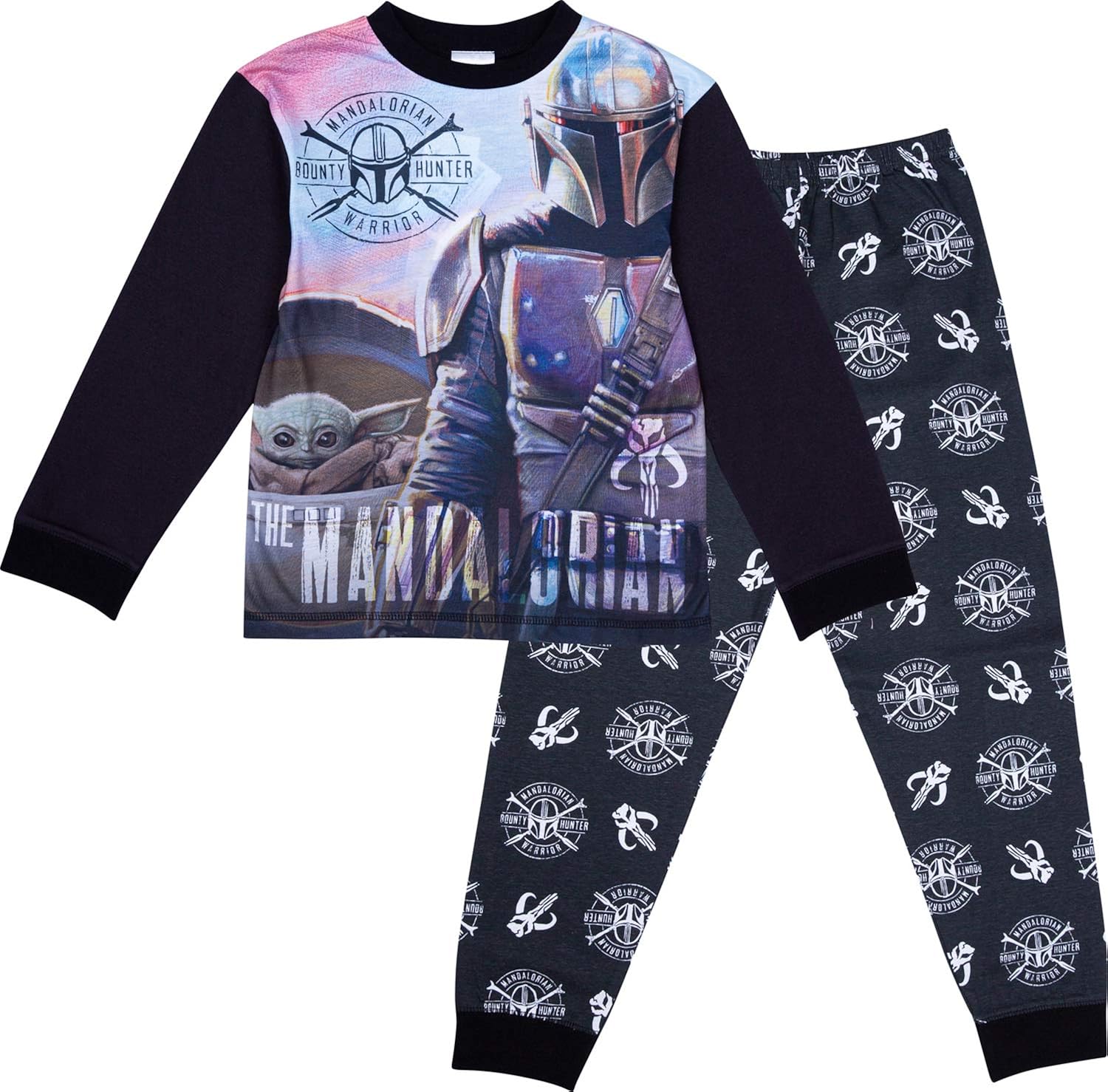 Boys The Mandalorian Pyjamas Baby Yoda Pjs Ages 6 to 14 Years Old ...