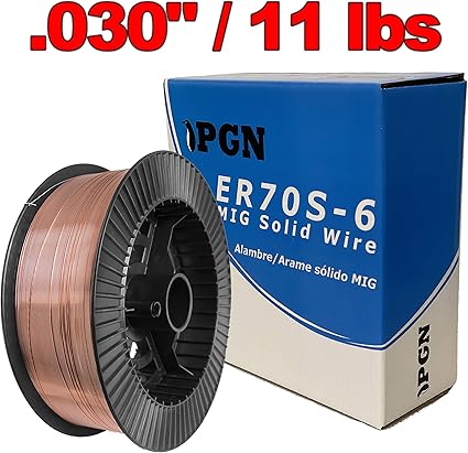 PGN - ER70S-6 .030" (0.8 mm) Mild Steel MIG Welding Wire - 11 Lbs Spool - - Amazon.com