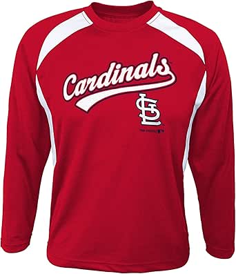 Amazon.com : MLB Boy's St. Louis Cardinals Play Dri Pullover (Red ...