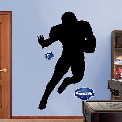 The FATHEAD Football Player Silhouette Graphic Wall Décor save price ...