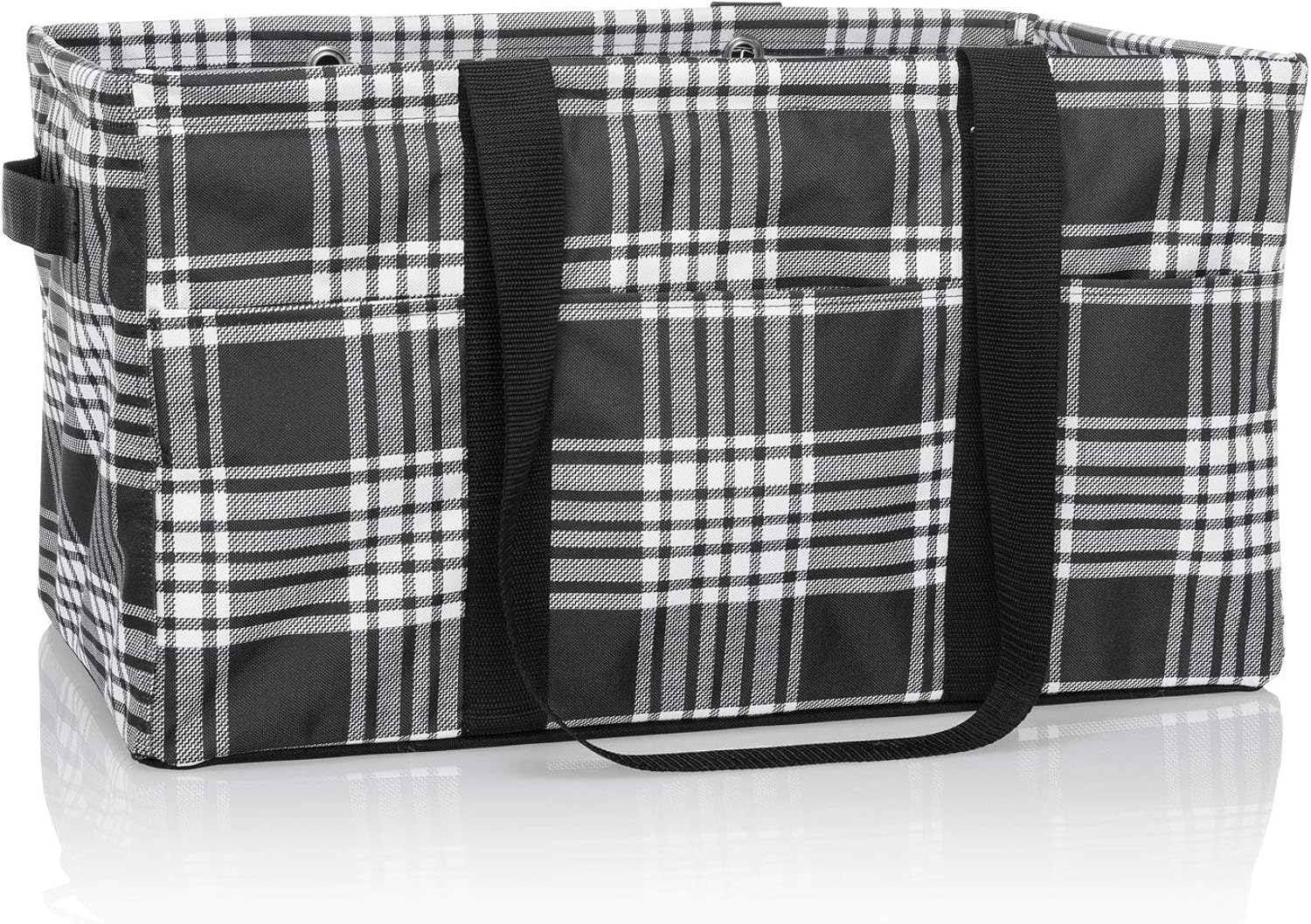 Amazon.com: Thirty-One Deluxe Utility Tote in Perfectly Plaid - No ...
