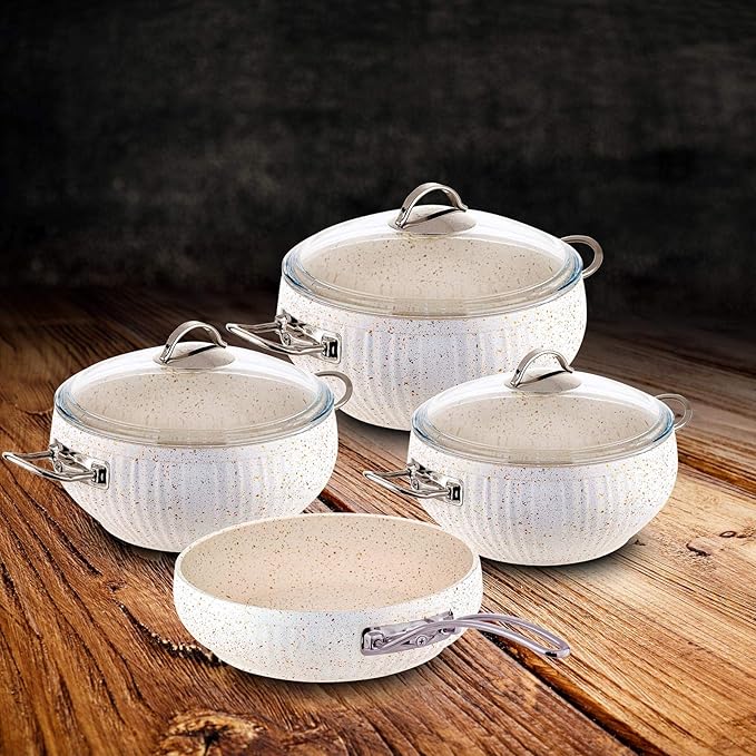 GÜRAL 7 PARÇA PİYAN GRANİT TENCERE TAKIMI: Amazon.com.tr