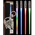 Amazon.com: Lightsaber Chopsticks Light Up Star Wars LED Reusable 9 ...