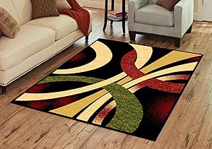 Area Rugs 5x7 Size for Living Room and Kitchen Rugs Clearance 6100 (5x7 ...
