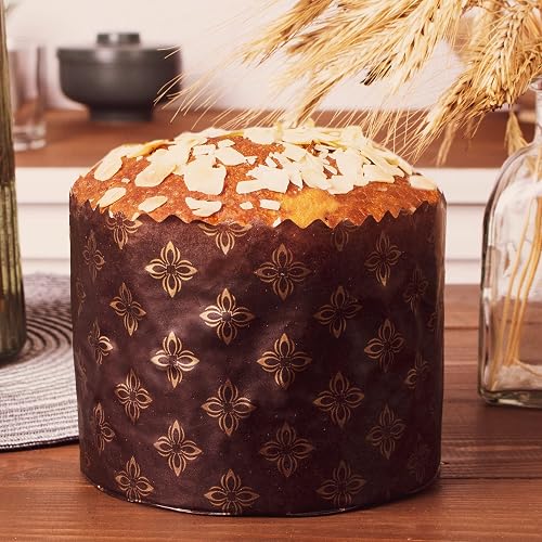 Panettone Liners 15oz Round Panettone Paper Mold | 12 Pack | Non Stick ...