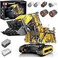 Amazon.com: Mould King 17070 App Control Large Excavator Building Kit, RC Diggers Construction ...