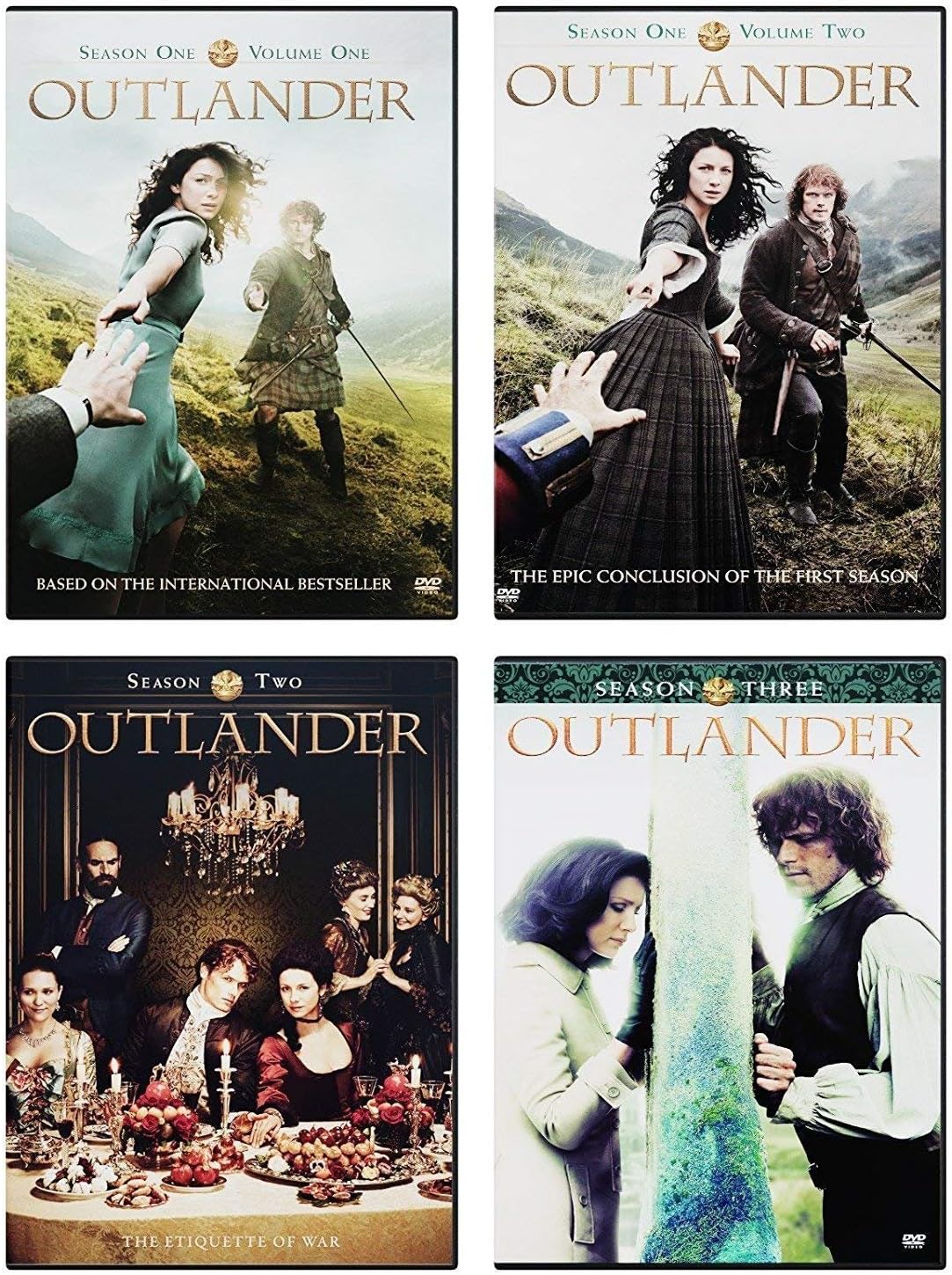 Outlander DVD Pack 1-2 Season one and two [DVD]: Amazon.co.uk: DVD ...
