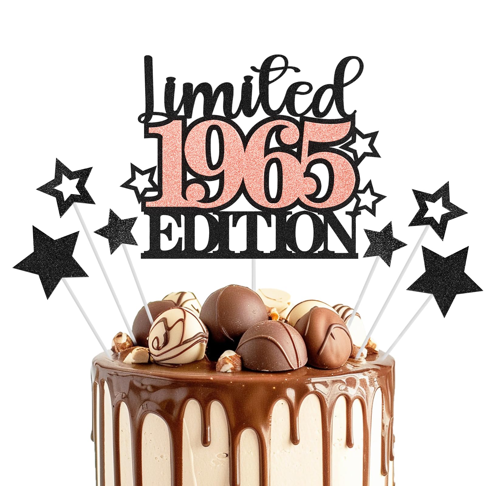 Happy 60th Birthday Cake Topper, Limited 1965 Edition Cake Topper ...