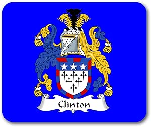 Amazon.com : Clinton Coat of Arms/Clinton Family Crest Mousepad by ...