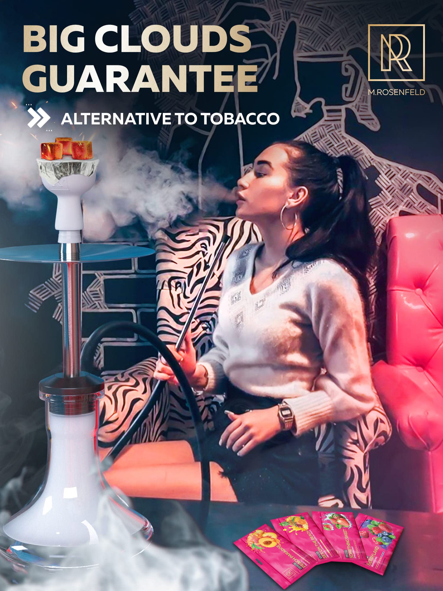 Mua M. ROSENFELD Hookah Shisha Flavors Set - 4 x 100g Shisha Hookah Flavors for 30 Hookah Bowls ...