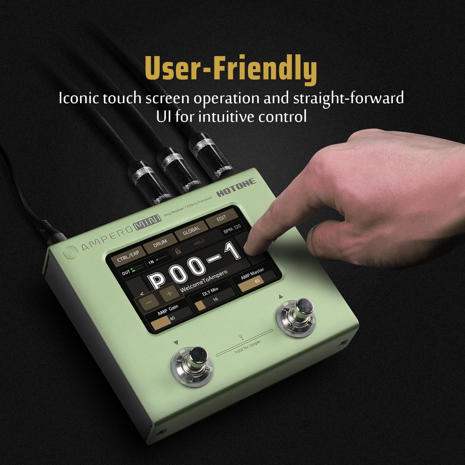 Mua Multi Effects Processor Pedal Guitar Bass Amp Modeling IR Cabinets ...