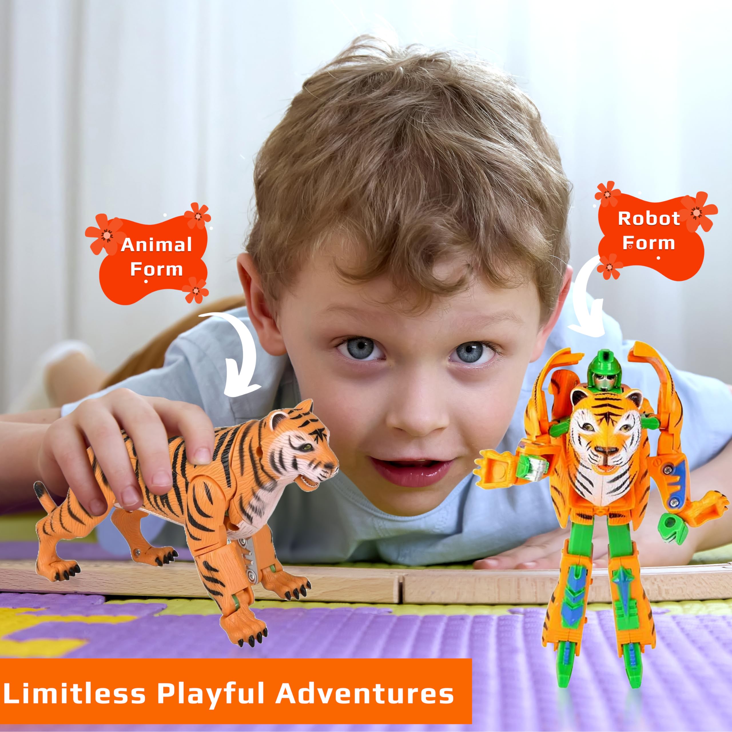 Mua Forest & Twelfth Tiger Jungle Animal Toys – Transforming Action ...