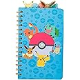 Amazon.com : Silver Buffalo Pokemon Starters and Eevee 8” x 5” Spiral ...