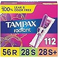 Amazon.com: Tampax Radiant Tampons Multipack, Regular/Super/Super Plus ...
