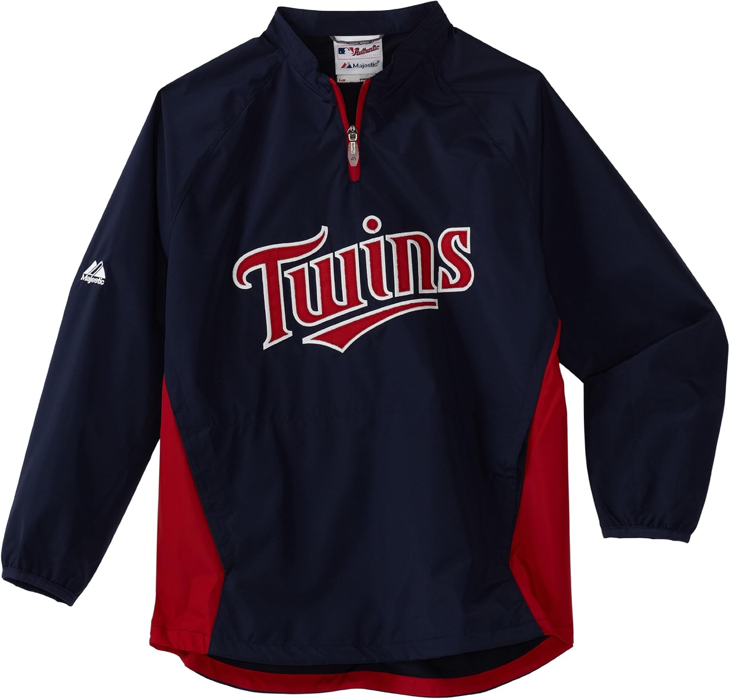 Amazon.com : MLB Minnesota Twins Triple Peak Gamer Navy/Red Long Sleeve ...