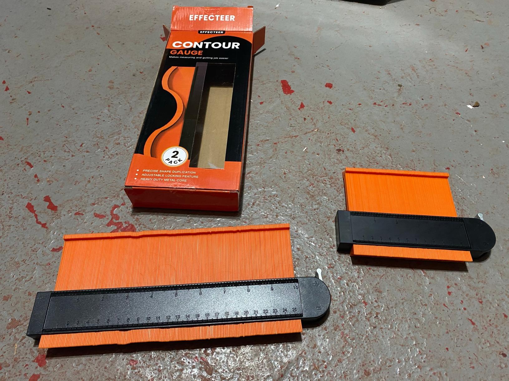 $9/mo - Finance Contour Gauge Duplicator with Lock, 2 Pack Widen Shape ...