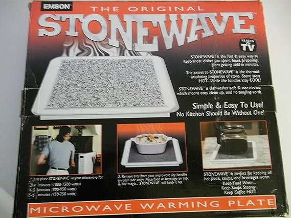 The Original Stonewave Microwave Warming Plate: Amazon.co.uk: Kitchen ...