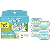 Amazon.com: Gillette Venus Women's Original 3 Blade Razor Refills, 4 ...