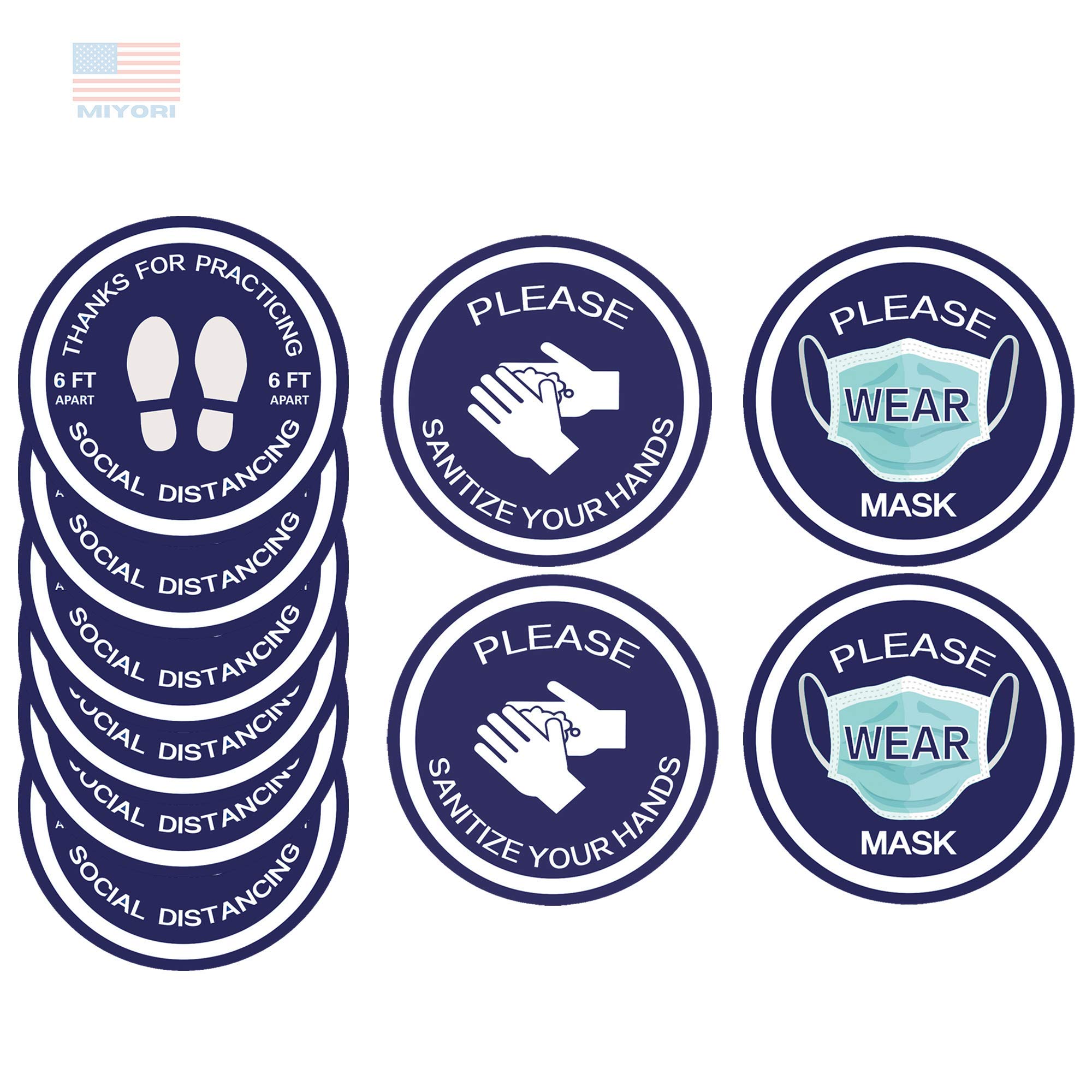 Buy -floor markers for social distancing- Safety Floor Marker-Maintain ...