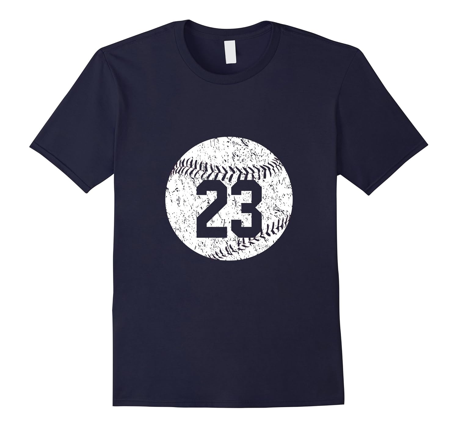 Baseball Jersey Number 23 T Shirt Distressed Look-4LVS – 4loveshirt